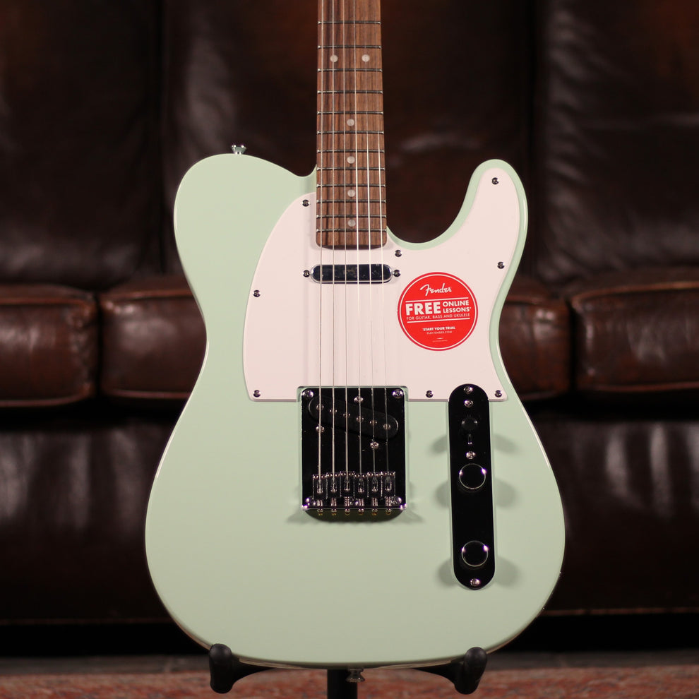 Squier Sonic Telecaster FSR LRL WPG Surf Green – Foulds Guitars